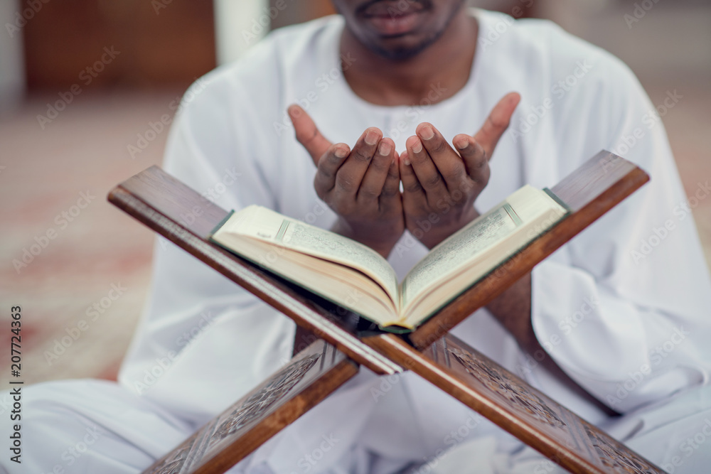 African Muslims Praying
