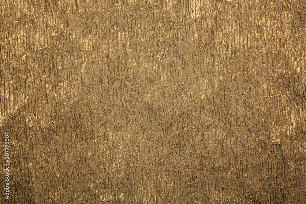 Gold wrinkled paper texture abstract background. Gold paper texture ...