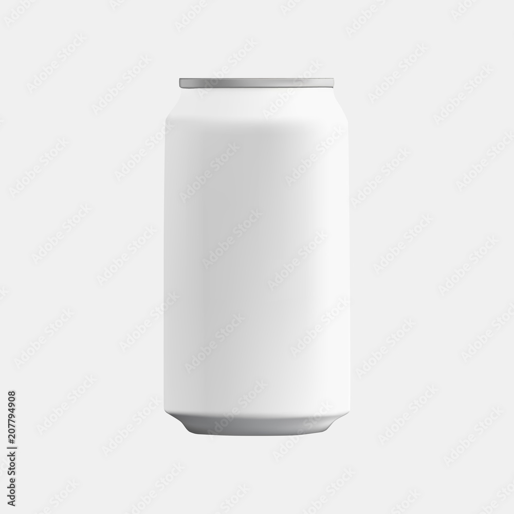 Mock up template aluminum can for design of beverages. Stock Vector ...