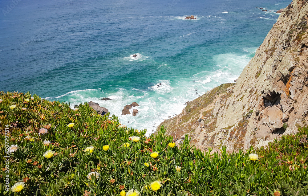 Cabo da Roca - Cape Roca, near Cascais, Sintra and Lisbon. The ...
