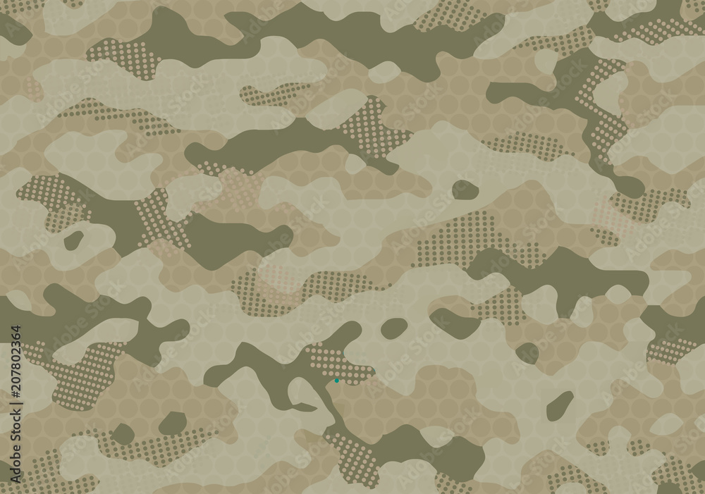 seamless futuristic camouflage pattern Stock Illustration | Adobe Stock