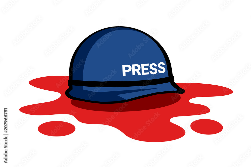 Killing and murdering of journalist and reporter. Journalism and press ...