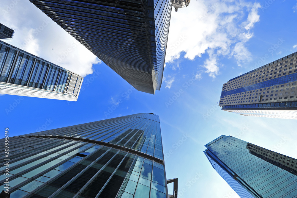 Shanghai world financial center skyscrapers in lujiazui group Stock ...