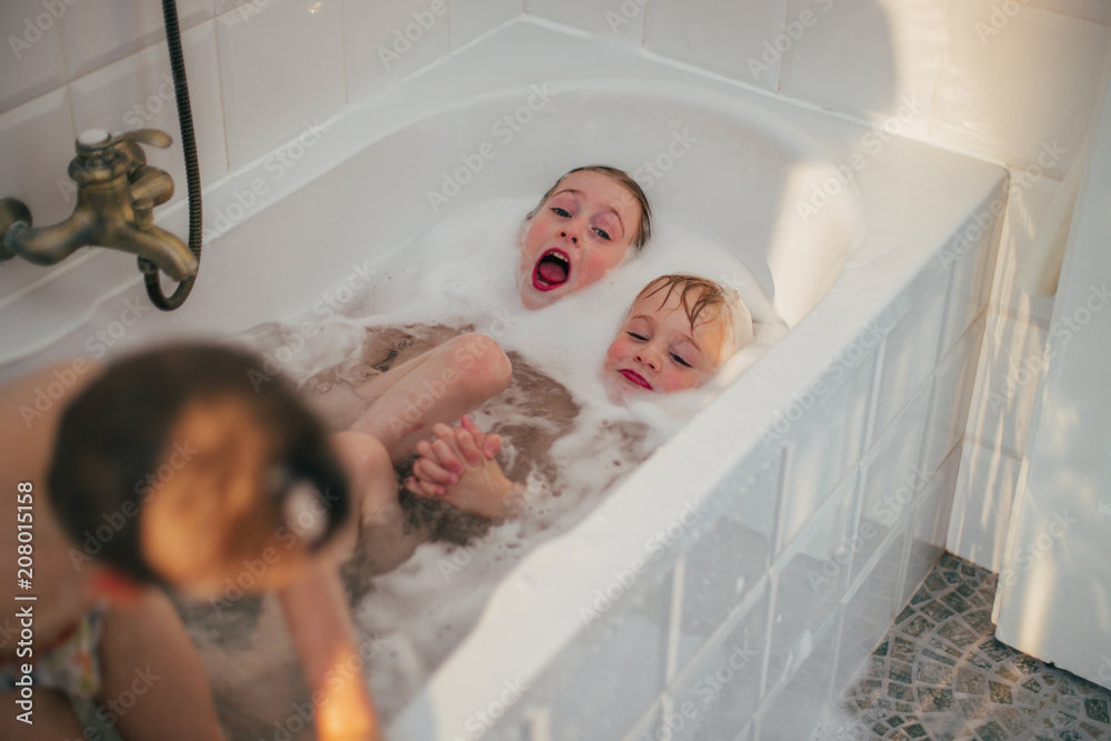 Bath Time Stock Photo | Adobe Stock