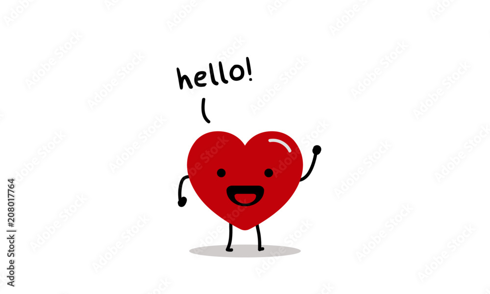 Heart Emoji Emoticons Icons in Different Expressions Stock Vector ...