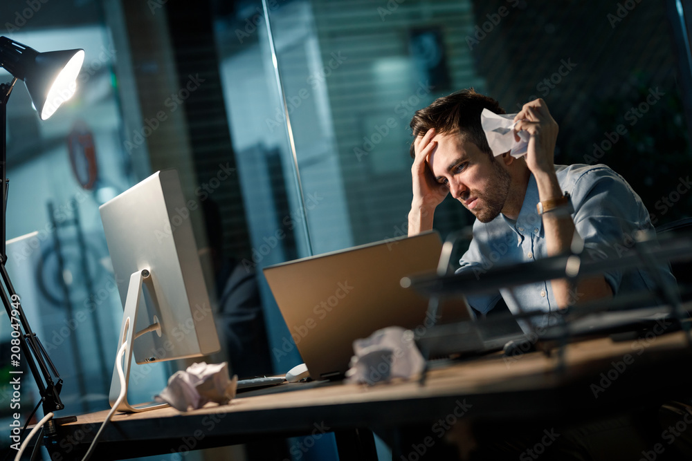 Person Working Alone