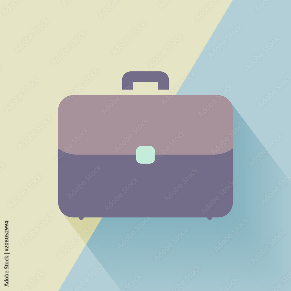 Briefcase Icon Flat