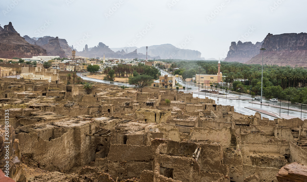 The old ghost town of Al Ula, Saudi Arabia Stock Photo | Adobe Stock