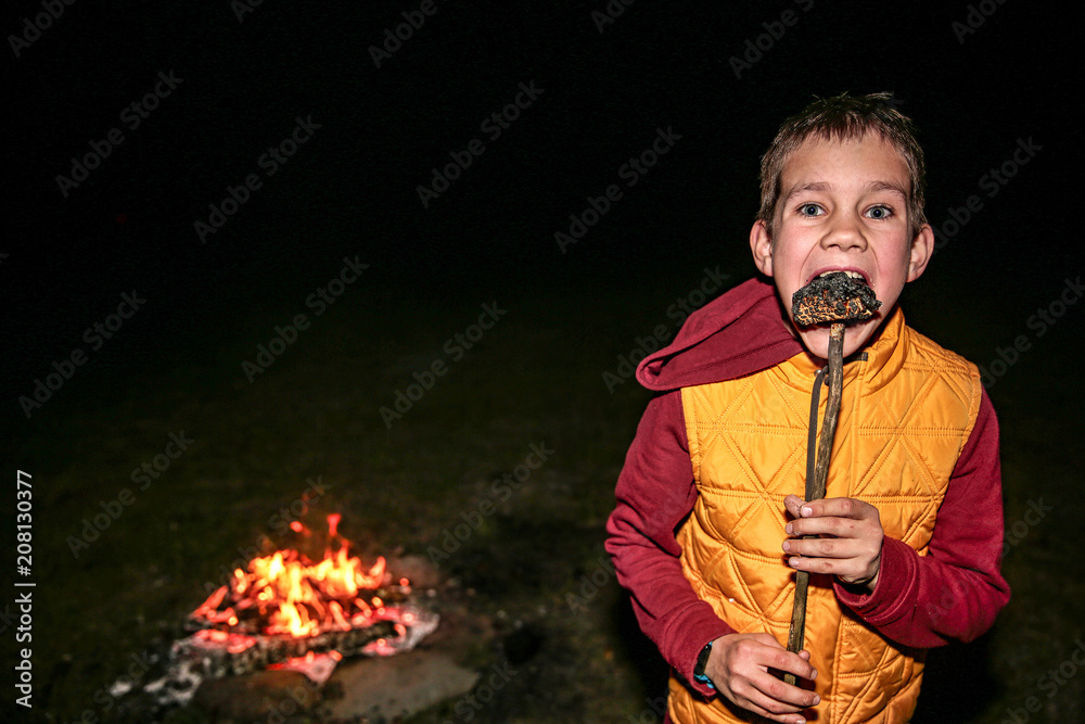 Kids Eating Smores
