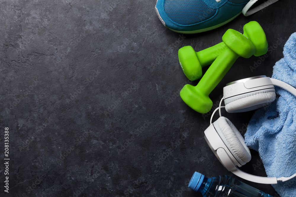 Fitness concept background Stock Photo | Adobe Stock