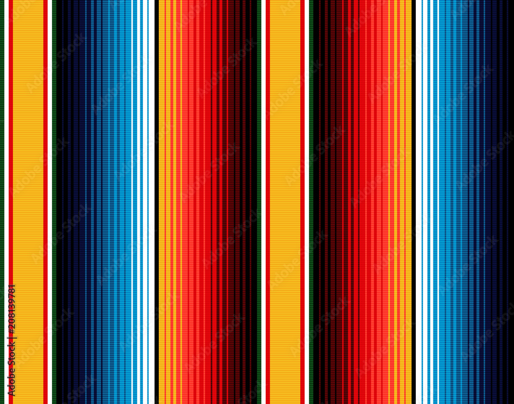 Mexican Stripe Clip Art