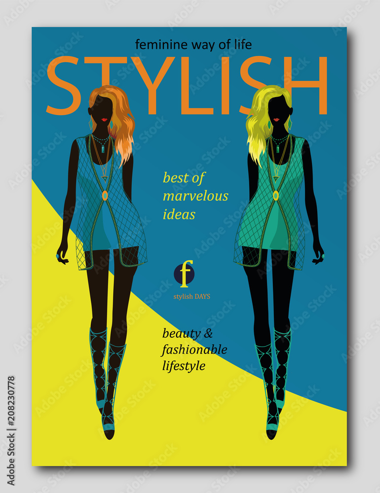 Fashion Magazine Vector