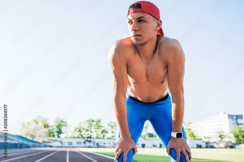 Intense Athlete