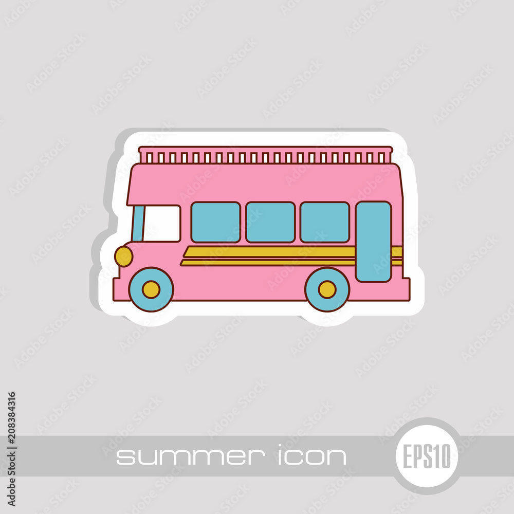 Open Topped Bus Clipart Png