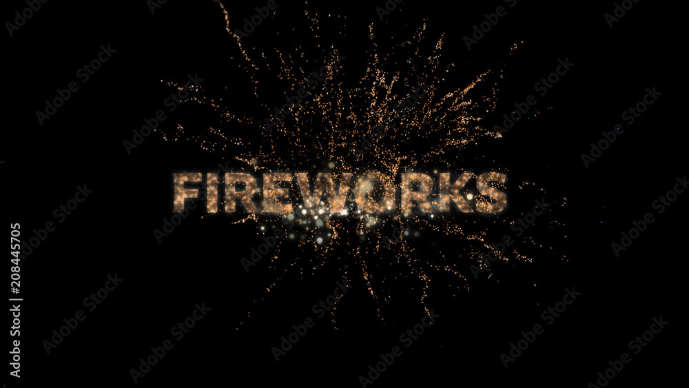 Fireworks Titles 2 Stock Template | Adobe Stock