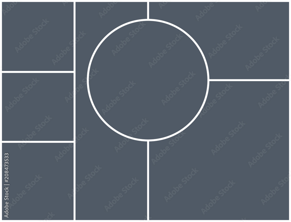 Montage collage photo frame template. Image picture background montage ...