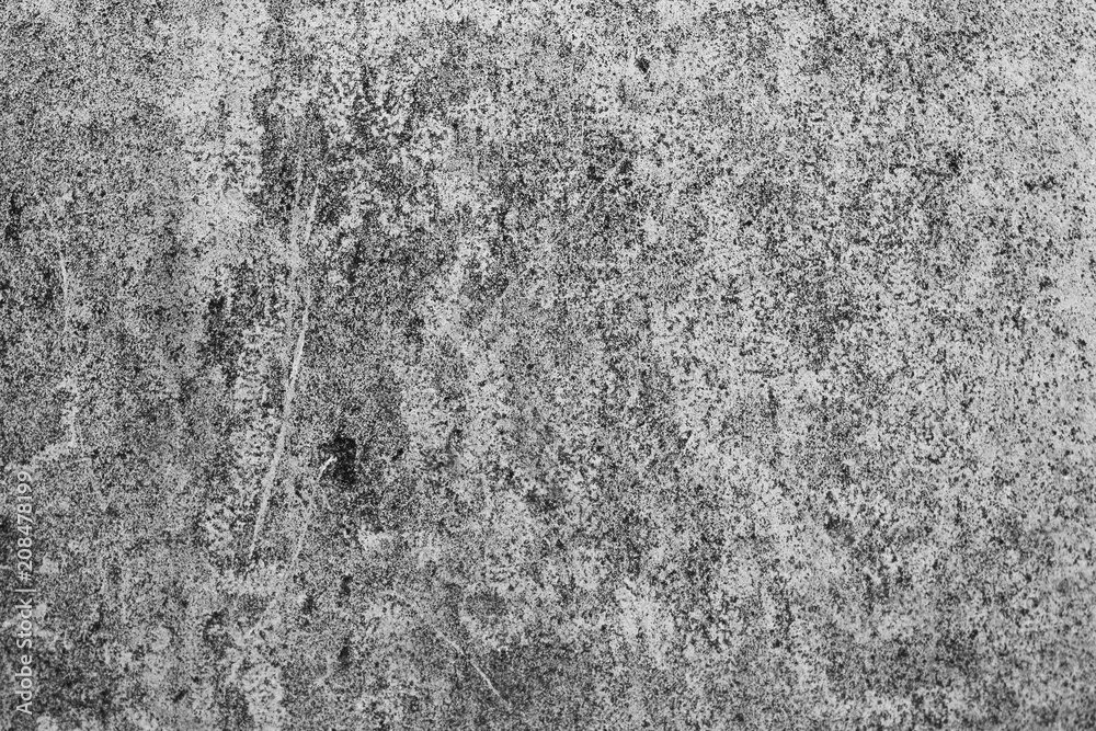 Texture is a gray background with black spots. Gray, inhomogeneous ...
