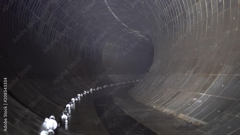Tokyo,Japan-June 9,2018: Wada-Yayoi rainwater storage trunk line is a ...