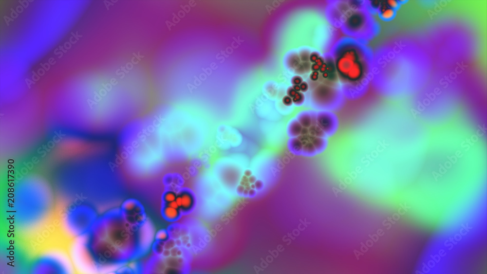 Bacteria virus or germs microorganism cells under microscope. Fabulous ...