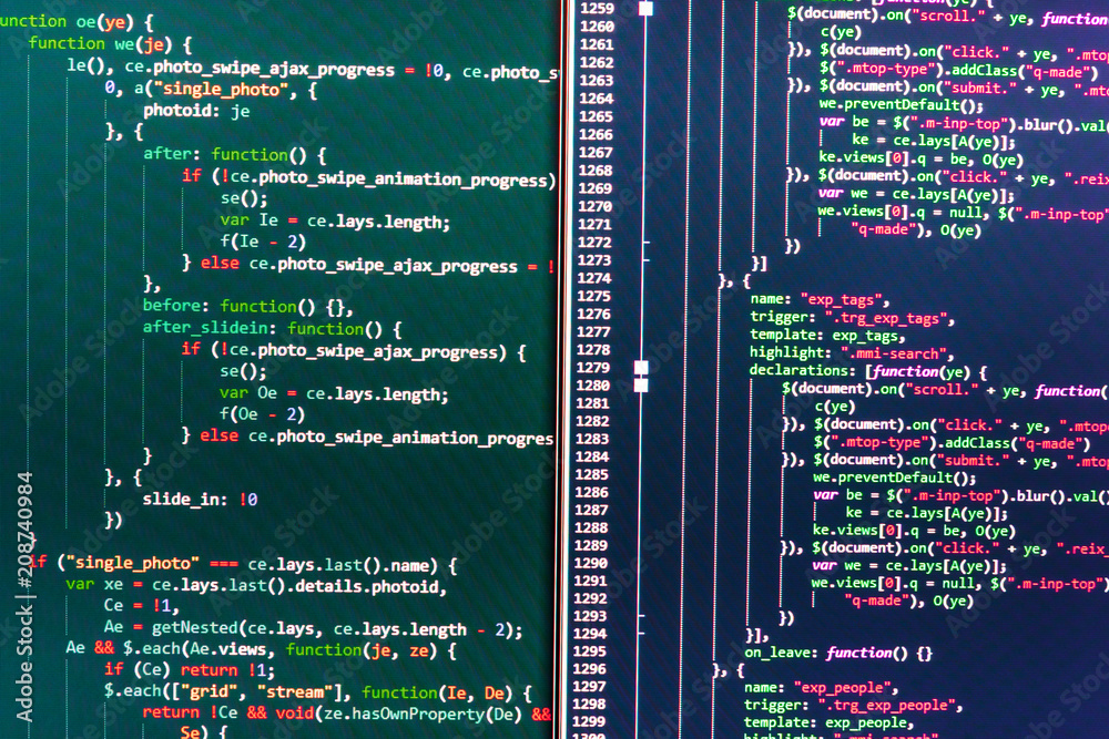 Hacker Api Text On The Computer Screen Implementing Seo Concepts For Better Serp Python