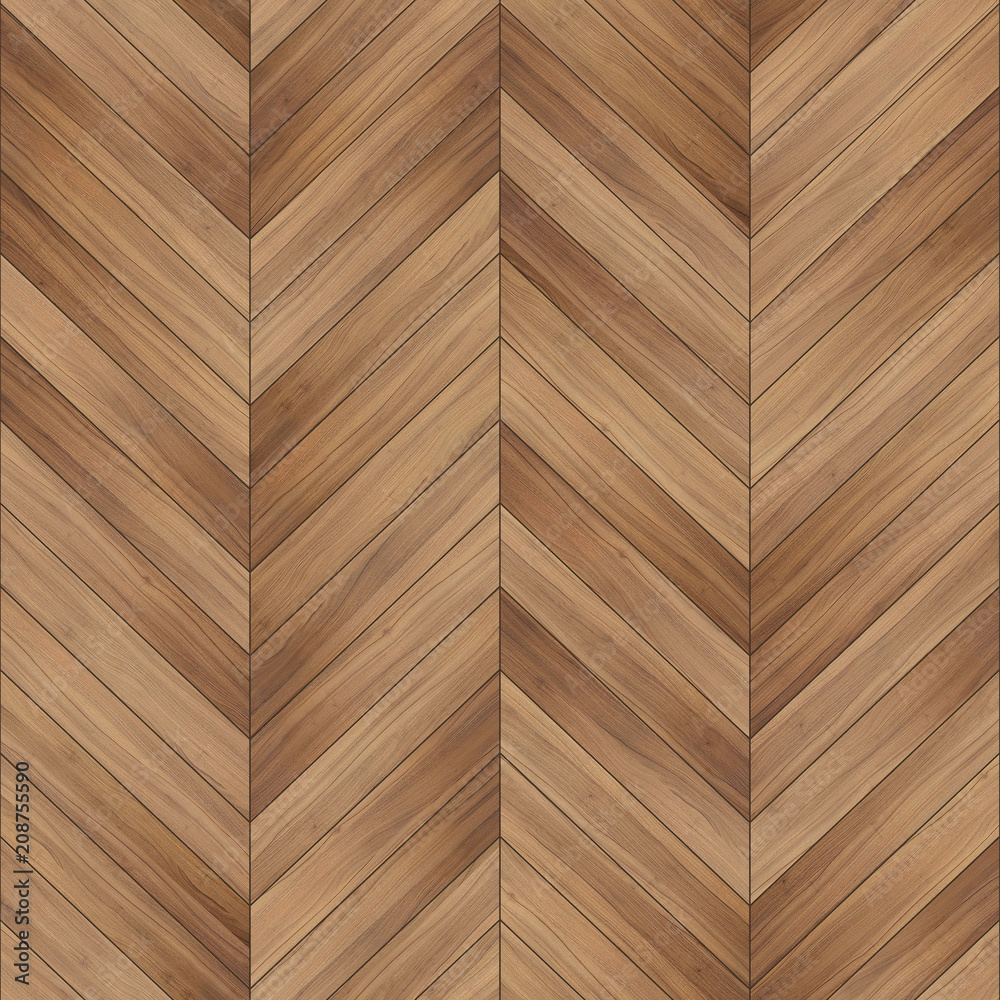 Seamless wood parquet texture chevron light brown Stock Photo | Adobe Stock