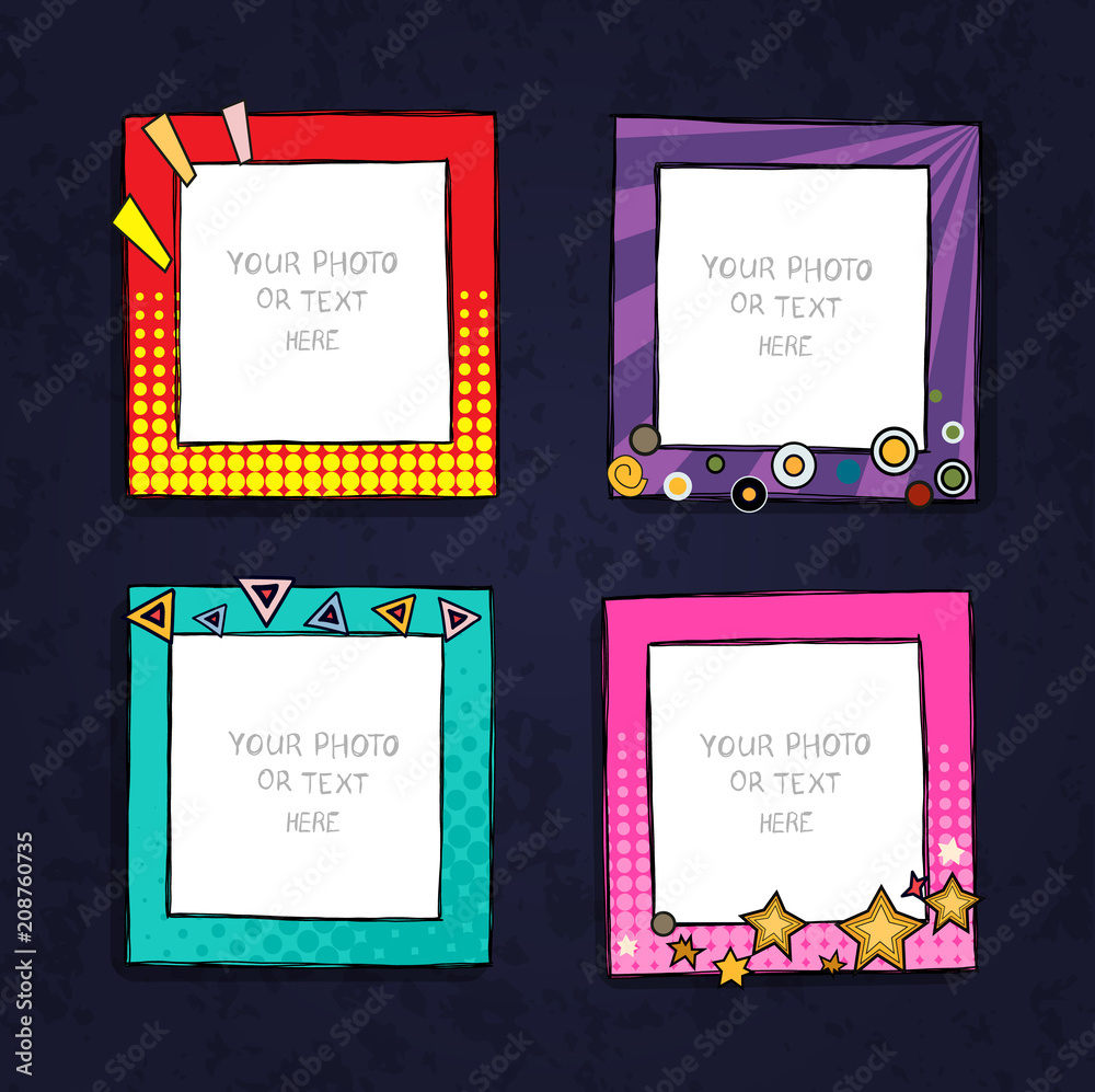 Scrapbook Frame Template