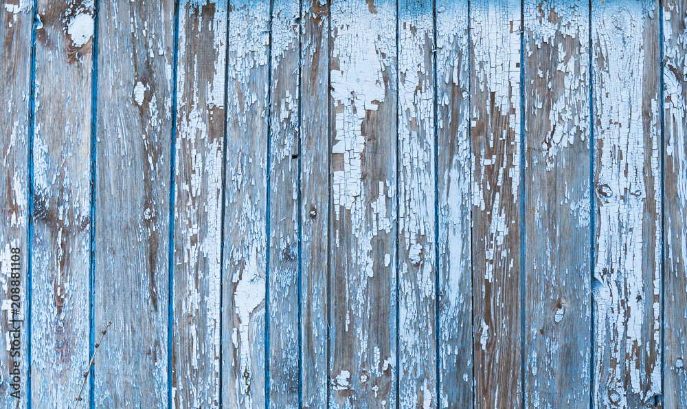 Old Painted Wood Background
