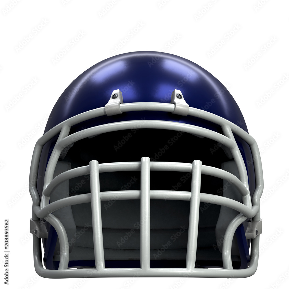 Football Helmet Front View Clipart