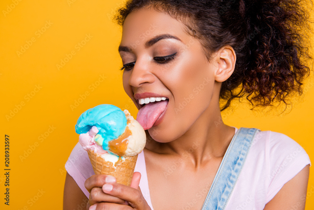 Funny ice cream store