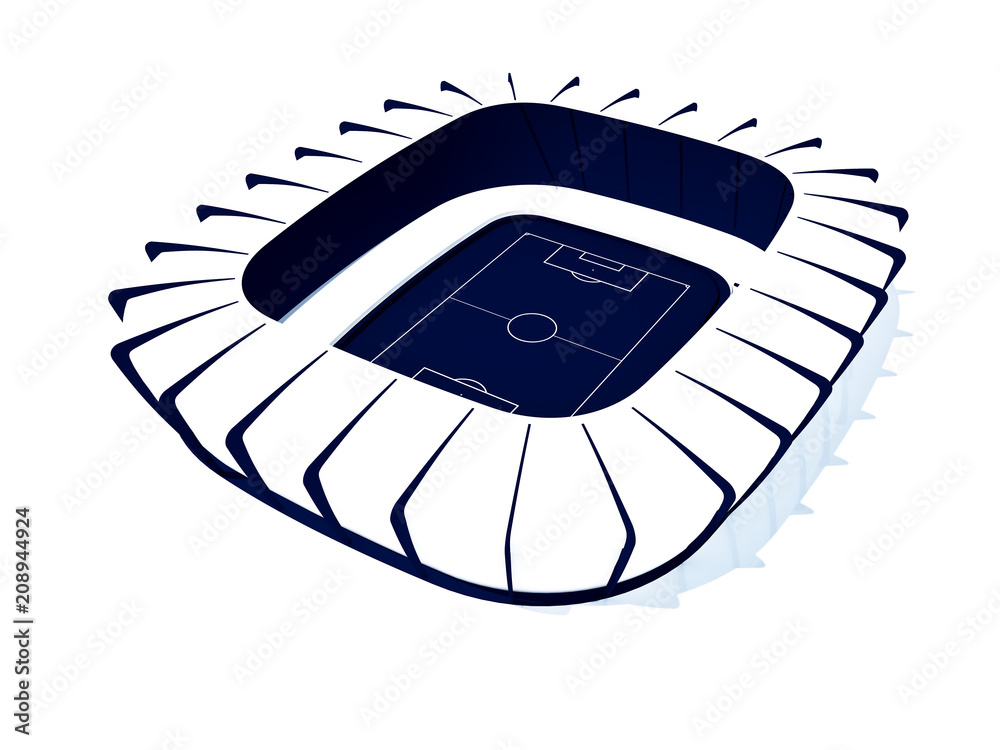 Stadion Symbol Stock Illustration | Adobe Stock