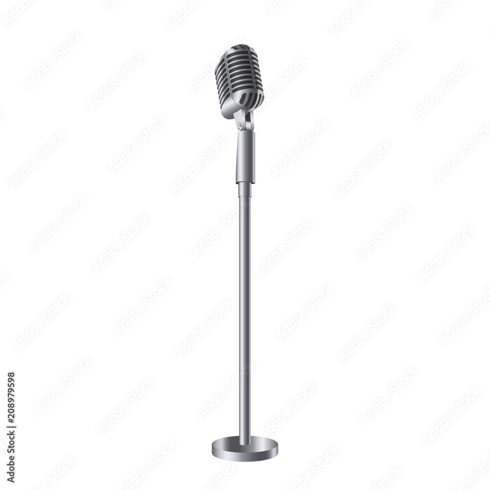 Microphone Stand Transparent Background