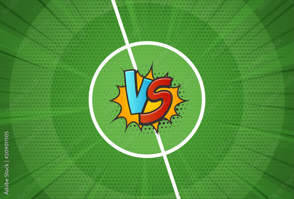 Vector texture of the football field vs for soccer championship ...