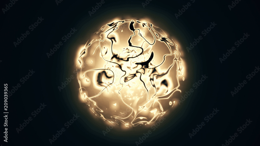 Magical Glowing Ball And Yellow