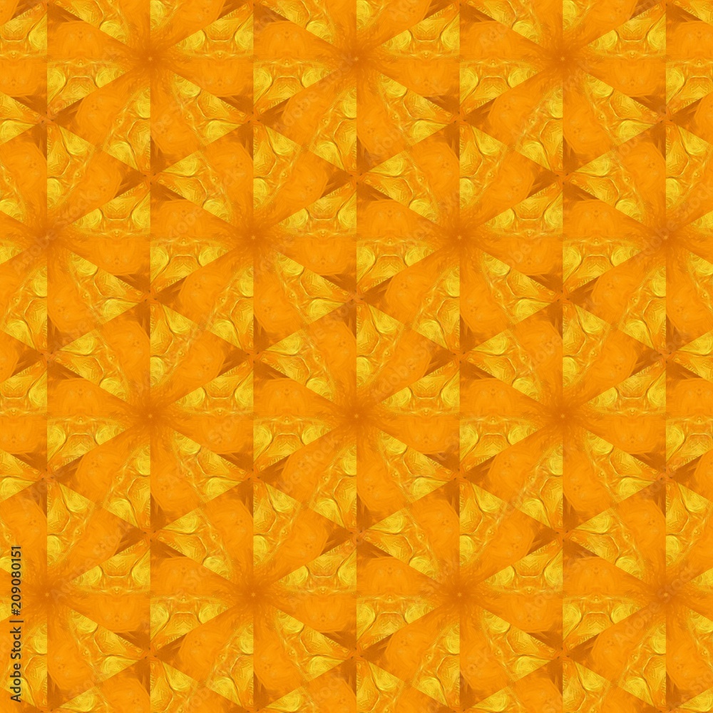 Seamless pattern background. Symmetric vintage fabric texture. Decor ...