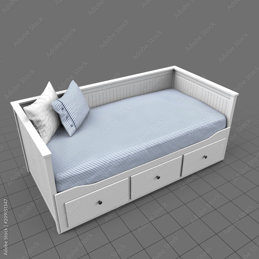 Scandinavian daybed Stock 3D asset | Adobe Stock