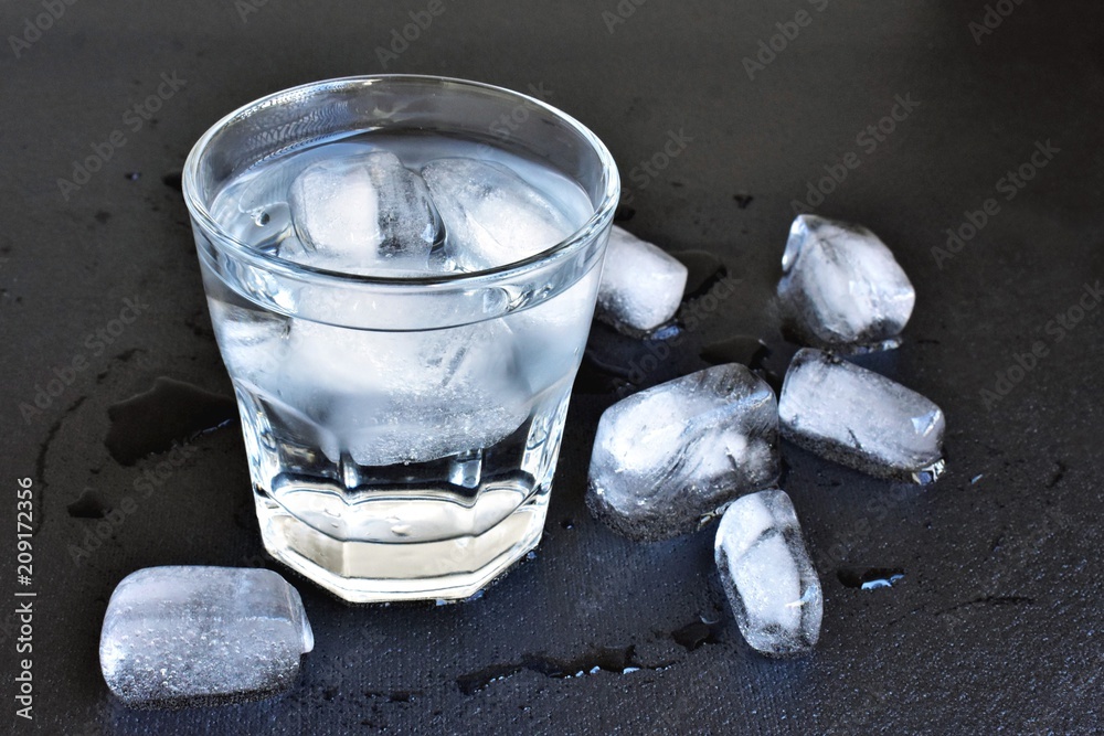 Glass Of Cold Ice Water
