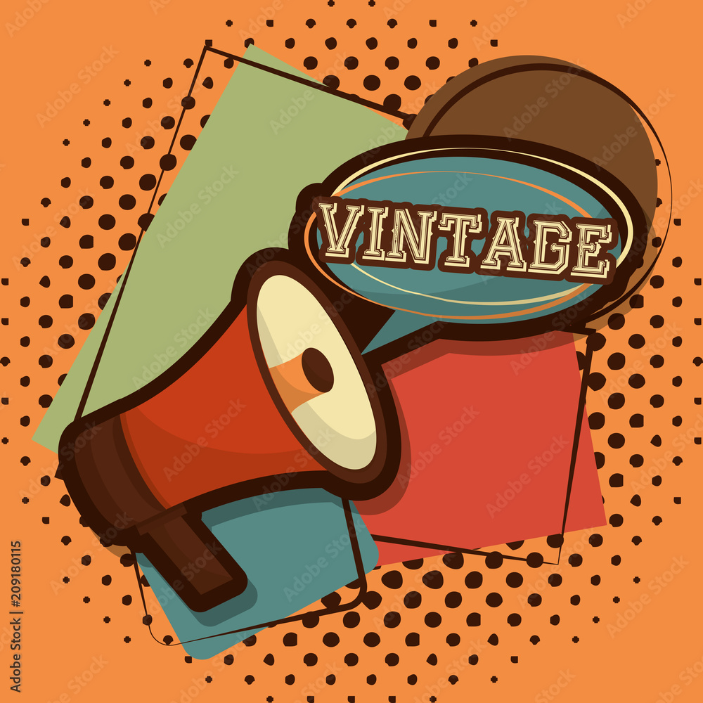 Retro Megaphone