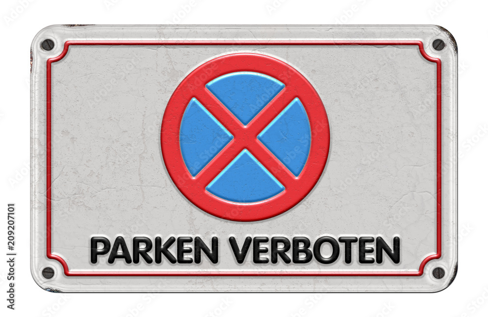 Parken verboten Stock-Illustration | Adobe Stock