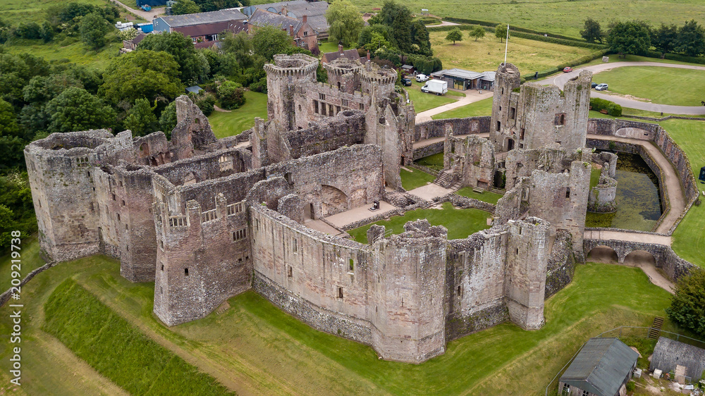 Medieval Castles Birds Eye View