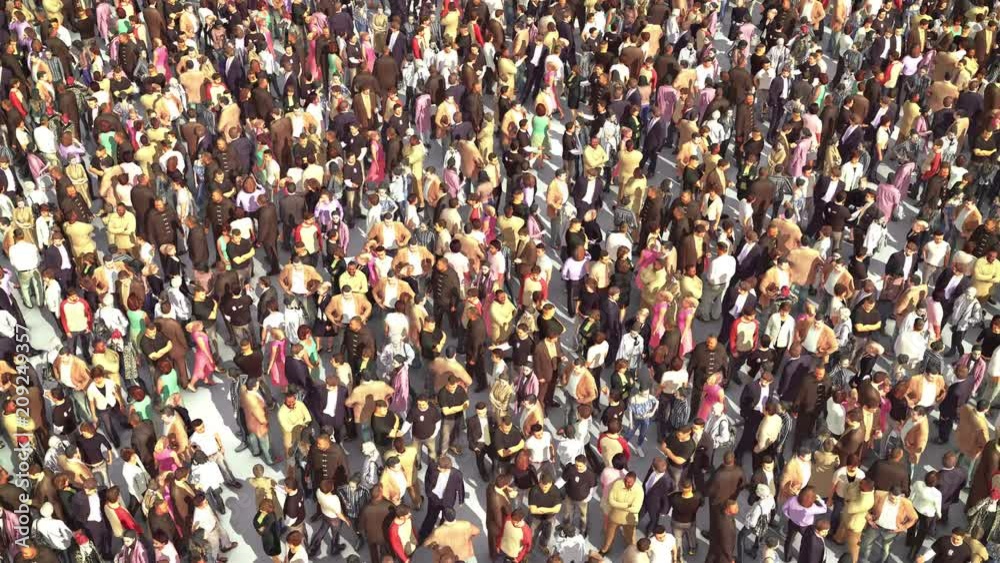 Depopulation. Declining support. The crowd goes out. Huge Anonymous ...