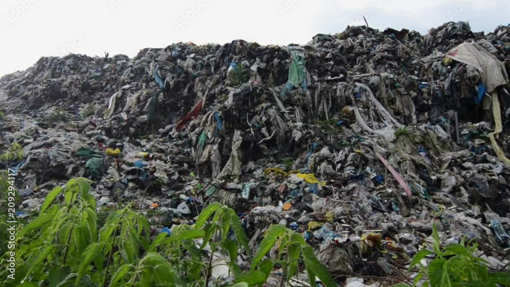 Landfill and disposal site. Pollution, ecological and environmental ...