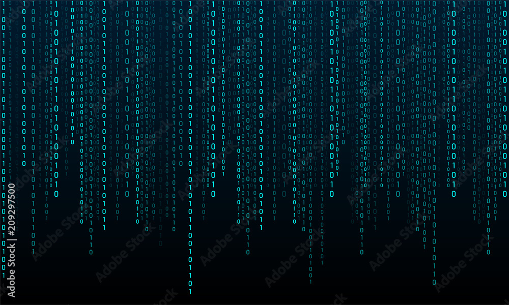Binary Code Background Png