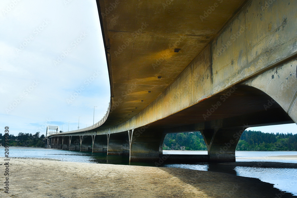 Alsea Bay Bridge Stock Photo | Adobe Stock