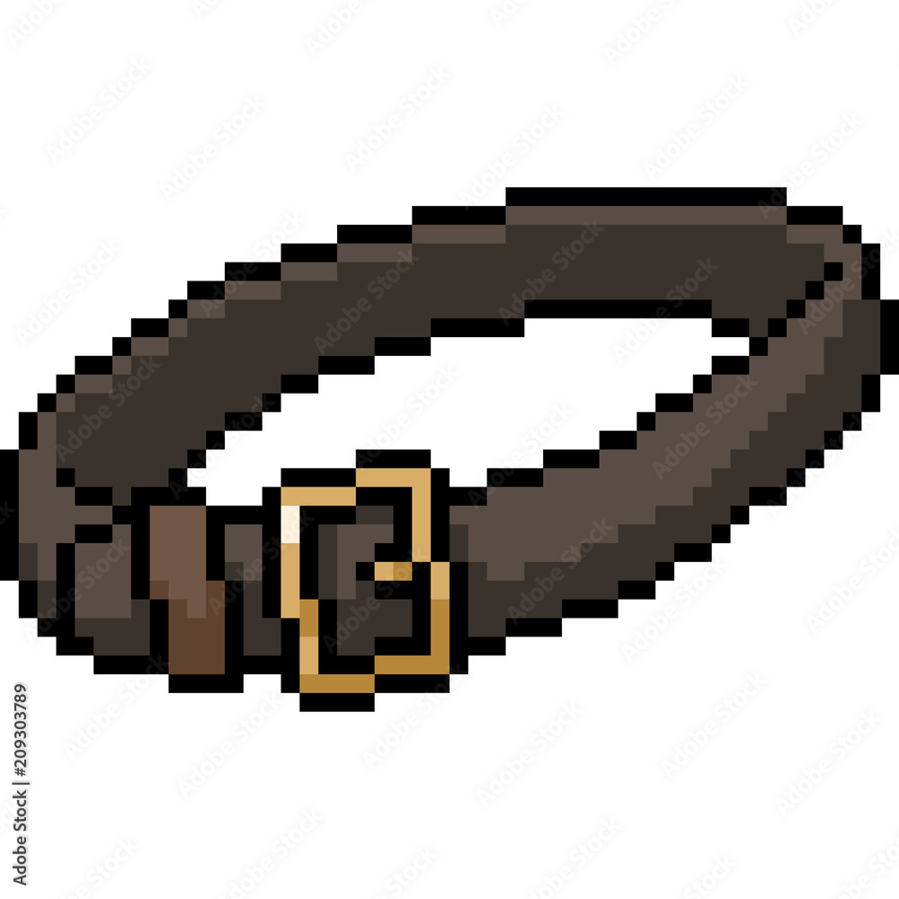 vector pixel art belt Stock Vector | Adobe Stock