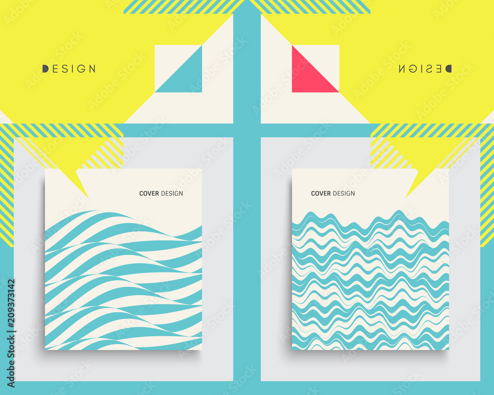 Cover design template. Vector illustration. Pattern can be used as a ...