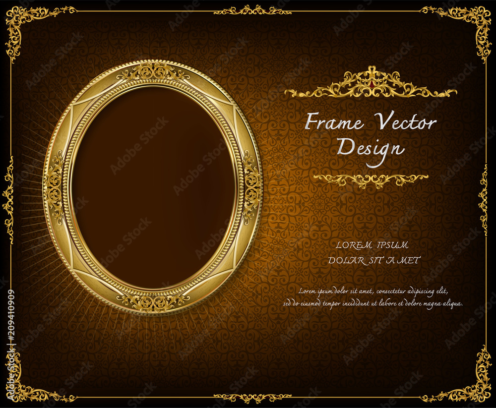 Royal Golden Photo Frames