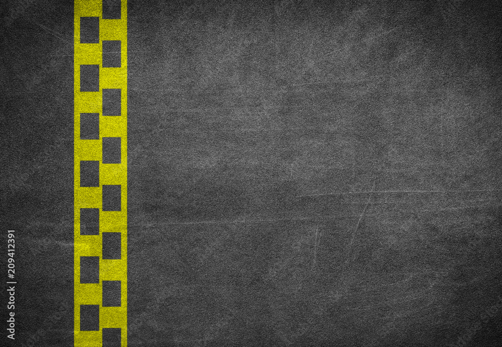 Yellow finish line racing background Stock Photo | Adobe Stock