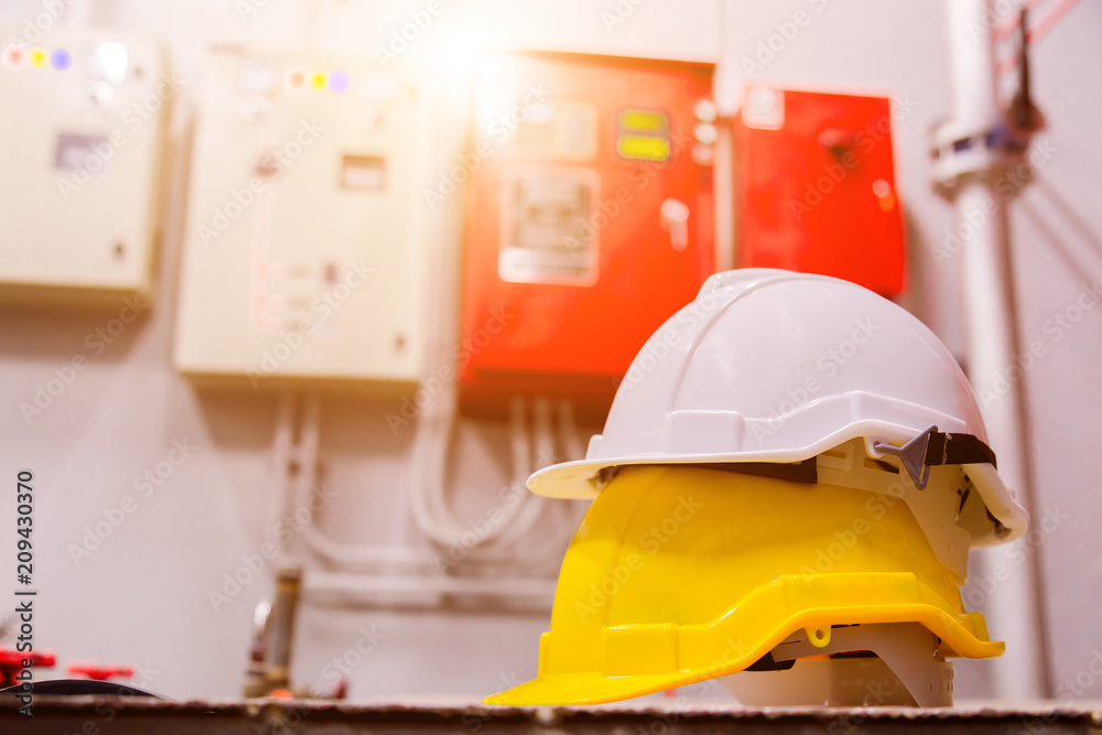Standard construction safety equipment in control room, Construction ...