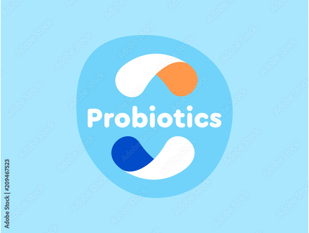 Probiotics Bacteria Vector Icon. Prebiotic, Lactobacillus Vector Icon ...