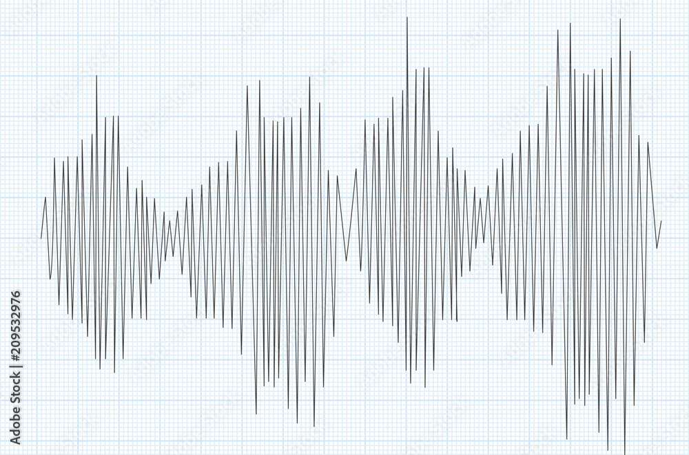 Line graph. vector illustration Stock Vector | Adobe Stock